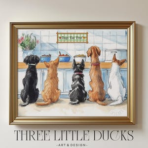 Dogs Eat Free Printable Wall Art | Dogs Dinner Artwork | Dog ...