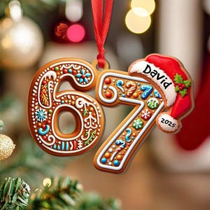 67 Ginger Ornament Christmas - Etsy