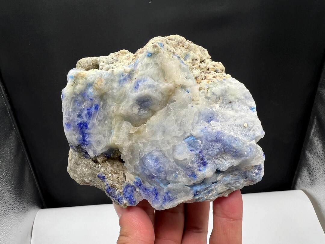 Hackmanite Sky Blue Rare Fluorescent Phosphorescent W/lazurite, Pyrite ...