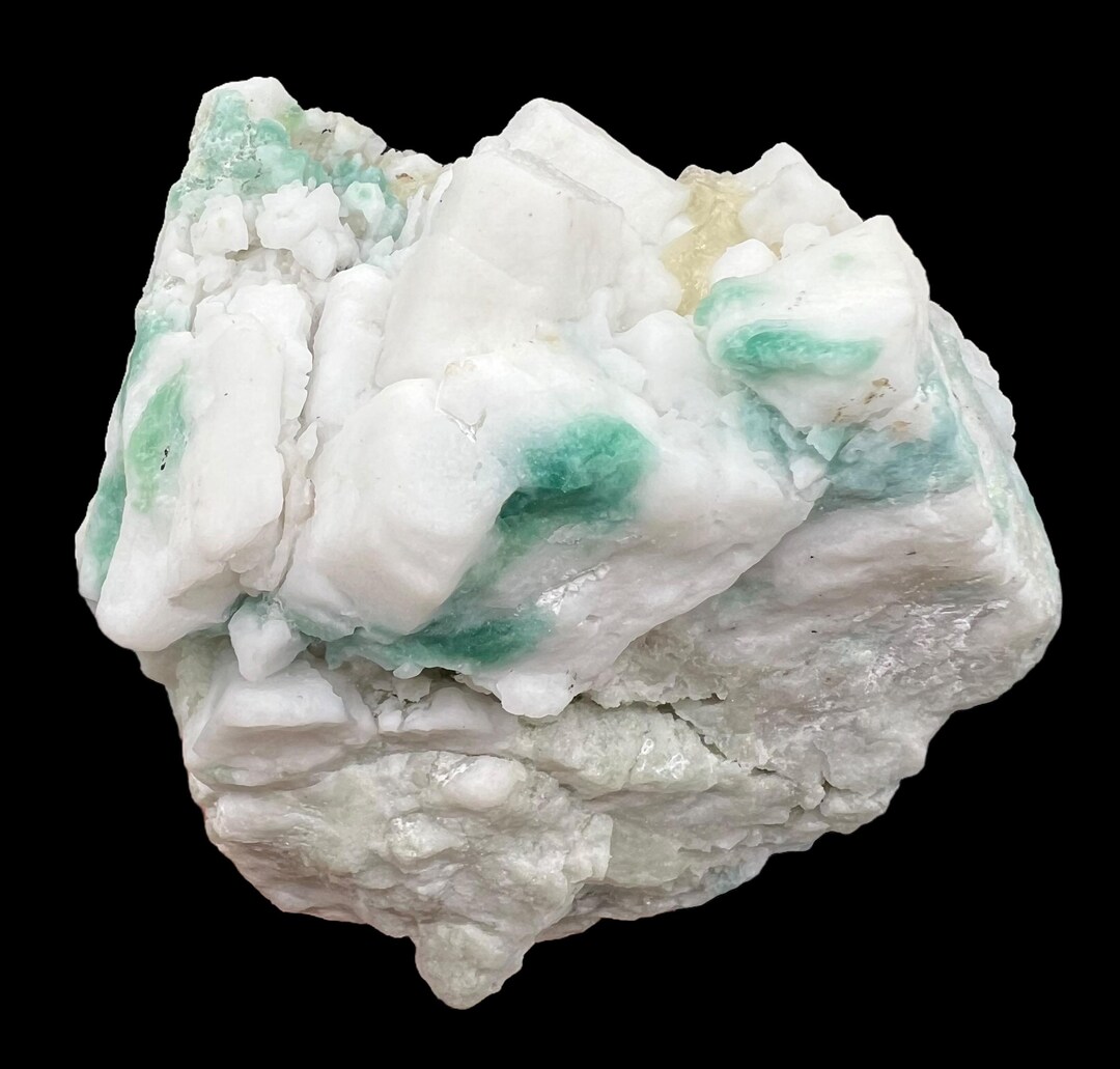 Green Sodalite W/calcite on Step by Step Gonnarite Rare Specimen 825 ...