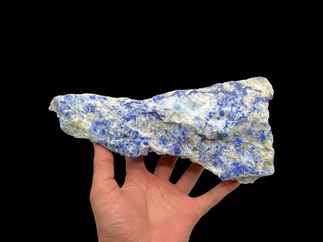 RARE Fluorescent Phosphorescent Blue Hackmanite Specimen W/pyrite Dots ...