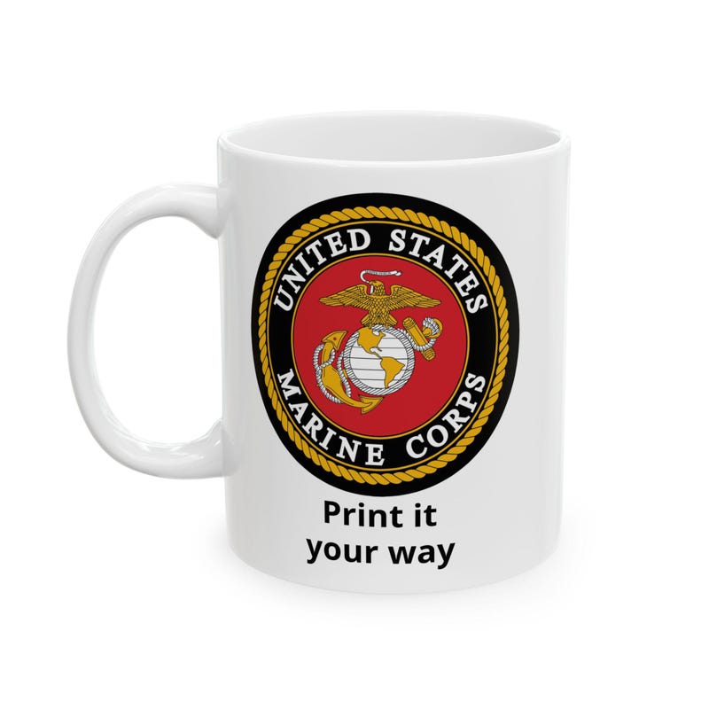 Usmc Marine Coffee Mug - Etsy