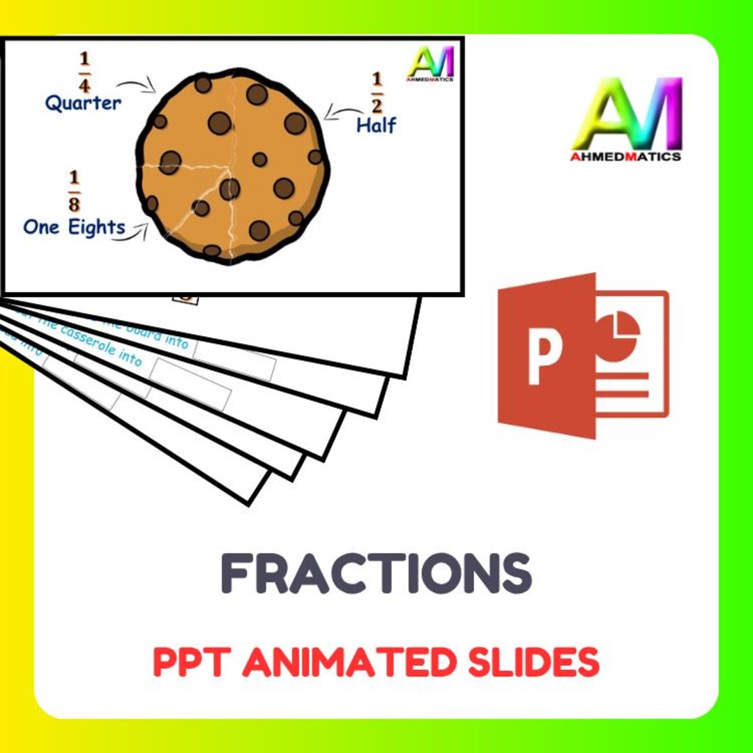 Fraction | Powerpoint Animated Slides | Fraction Word Problems and ...