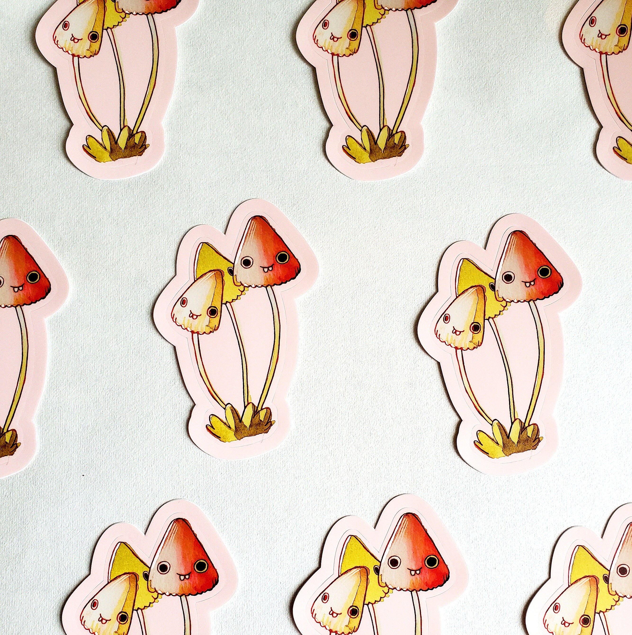Dunce Cap Mushroom Vinyl Sticker - Etsy