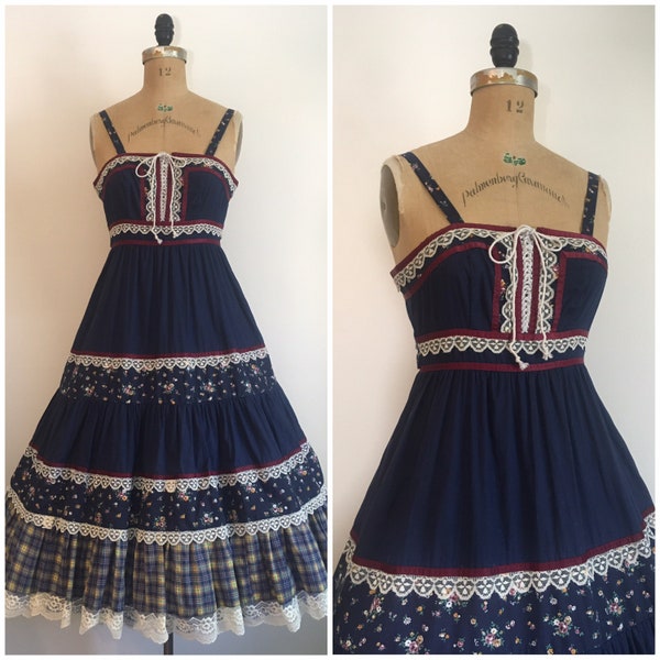 Calico Dress - Etsy
