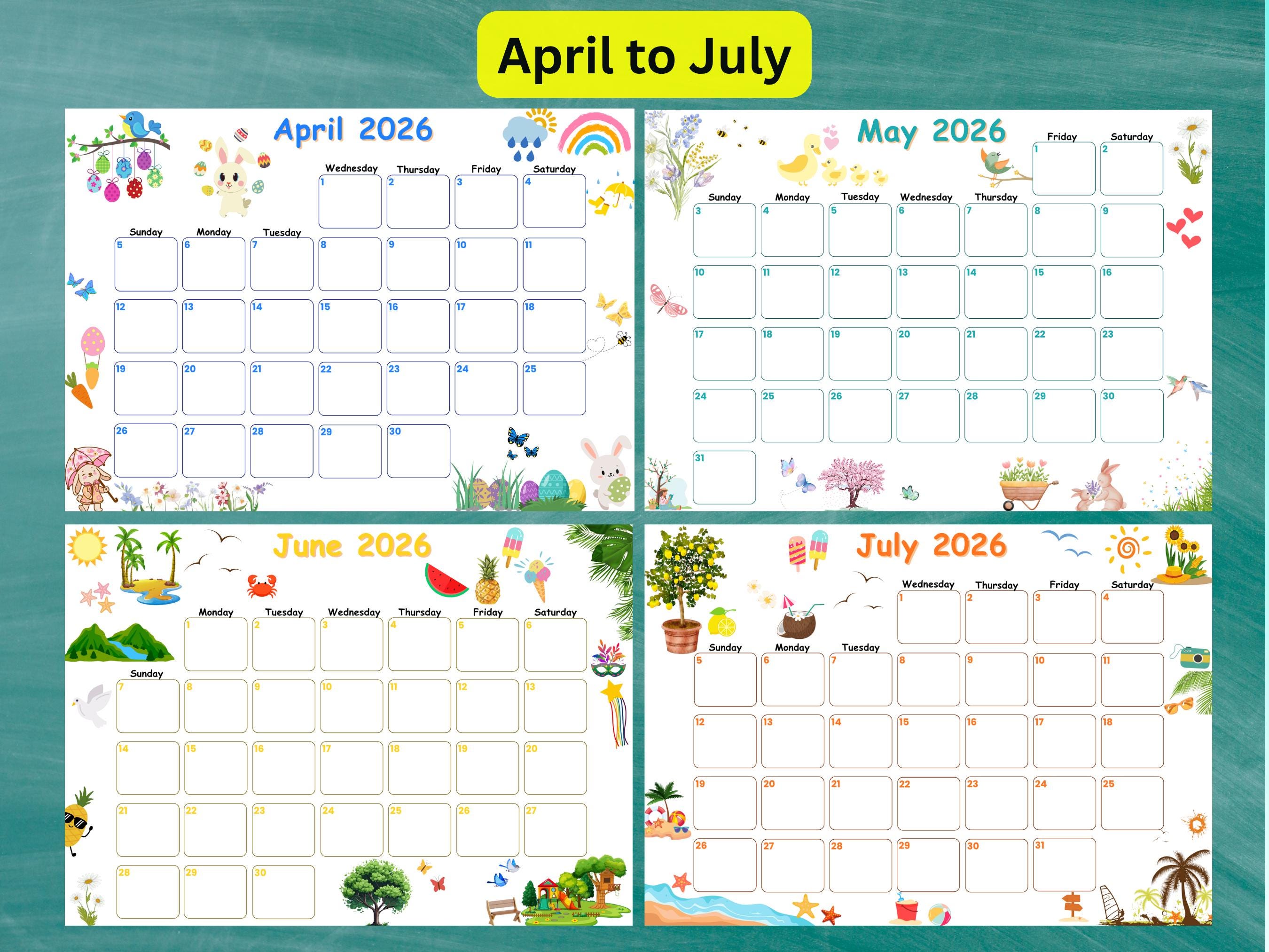 2025–2026 School Year Calendar PDF – Editable and Printable Academic ...