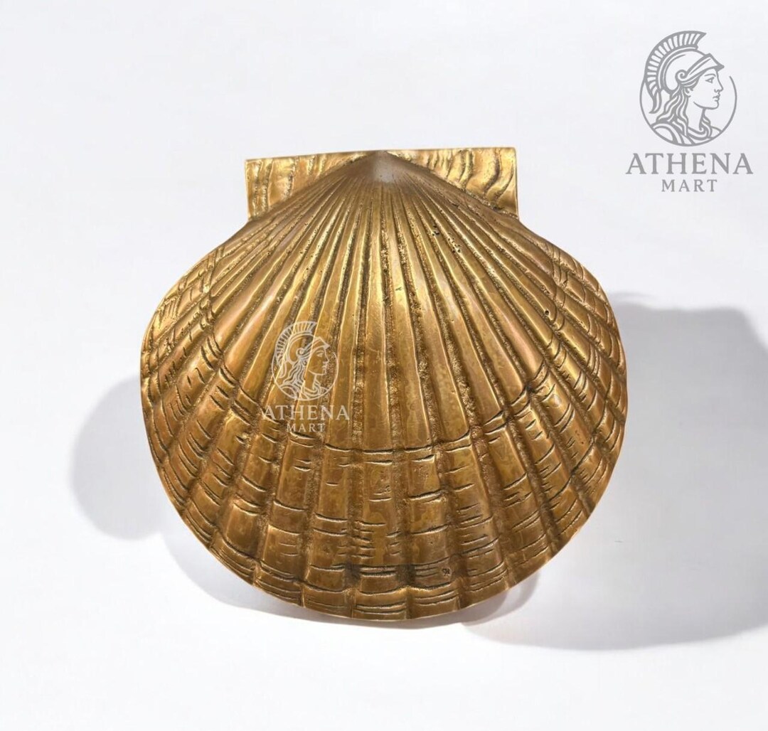 Beach House Brass Shell Door Knocker – Nautical Scallop Sea Shell ...