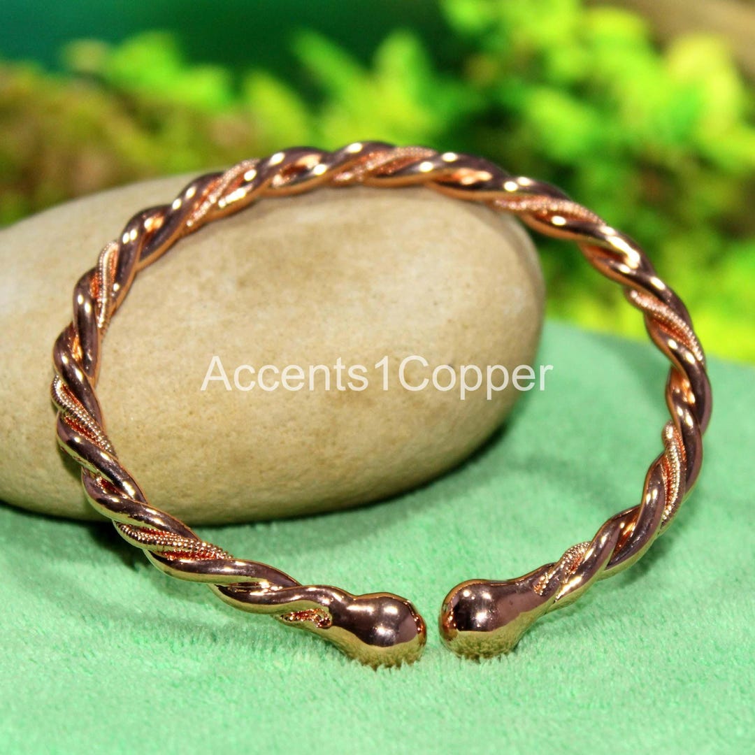 Adjustable Copper Bangle, Tensor Copper Bangle, Handmade Copper Bangle ...