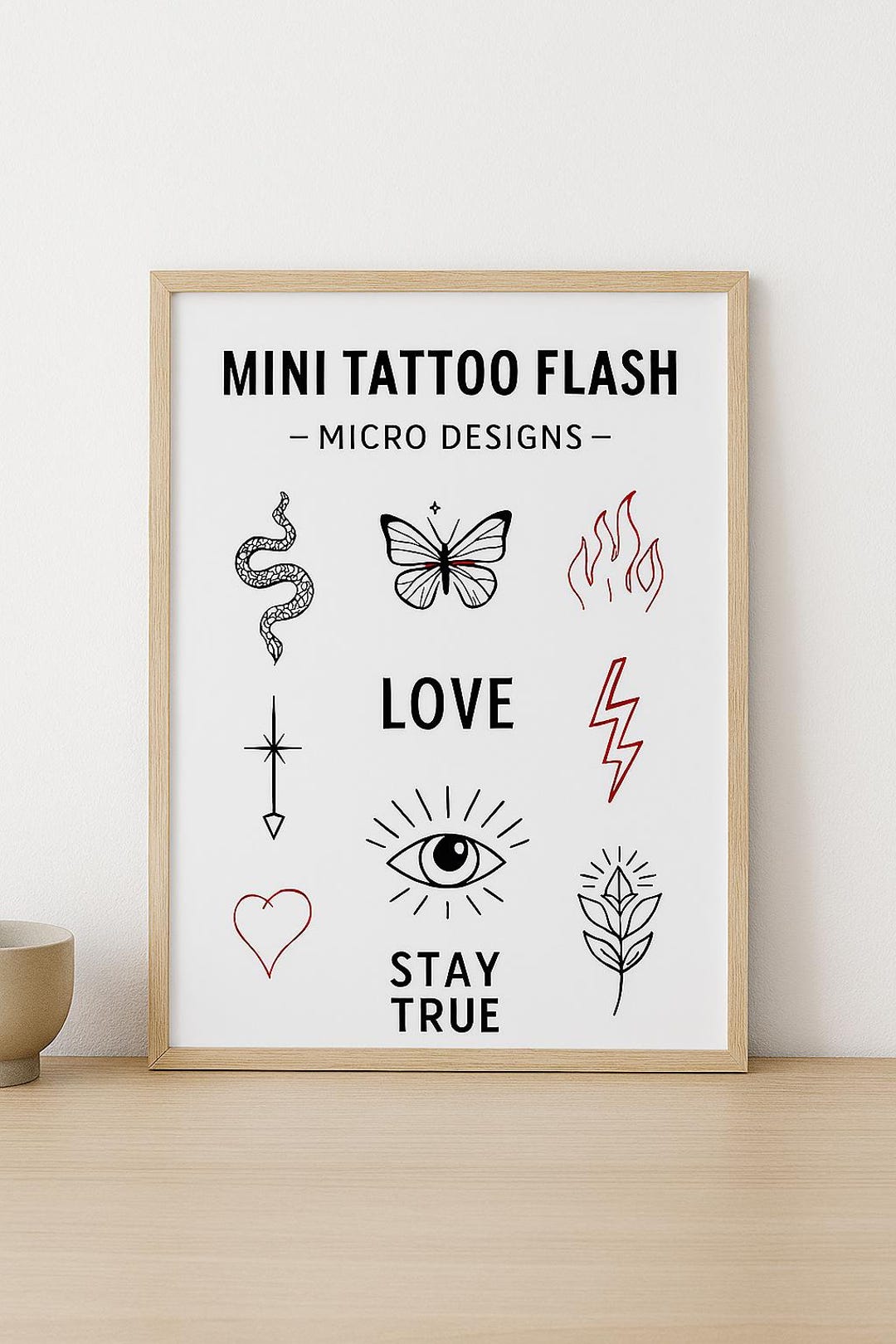 Mini Tattoo Flash – Micro Designs Vol - Etsy