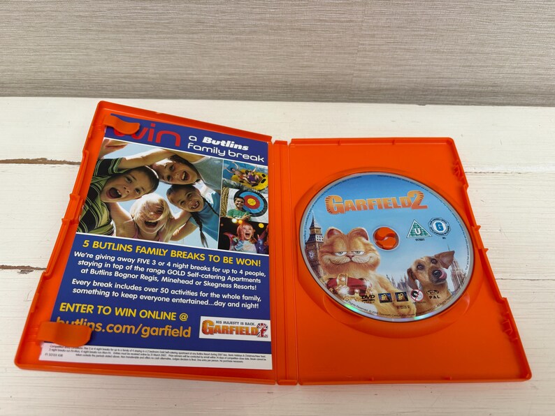 Garfield 2 Children's DVD U - Animated Film 2006 PAL Twentieth Century ...