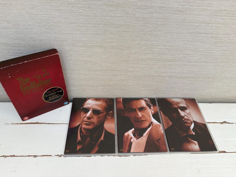 The Godfather DVD Collection Includes the Complete Trilogy 18 - Etsy