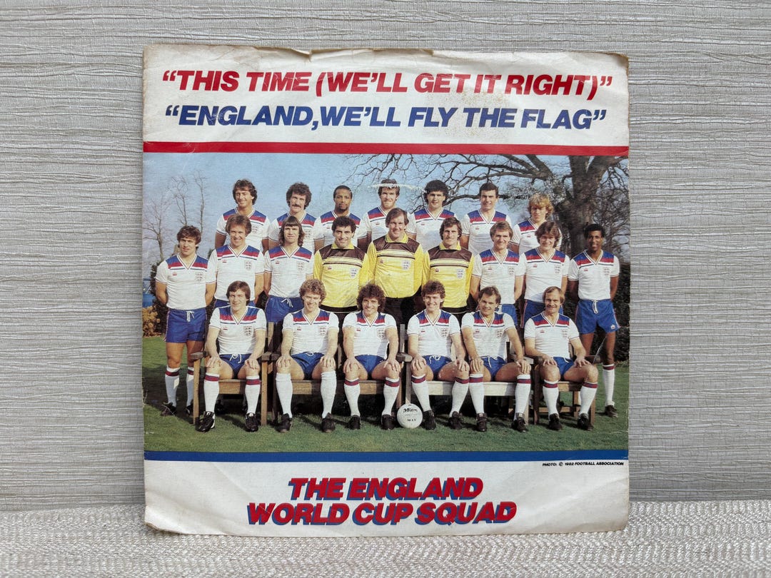 The England World Cup Squad This Time UK 7" Vinyl Record 1982 45 RPM ...