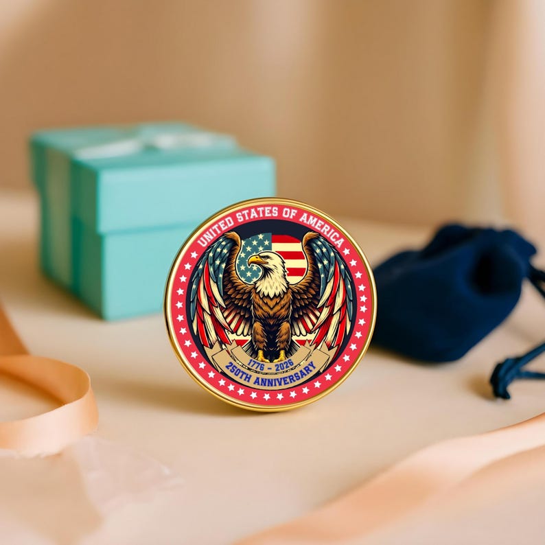 250th Anniversary USA Semiquincentennial Coin, 1776-2026 Bicentennial ...