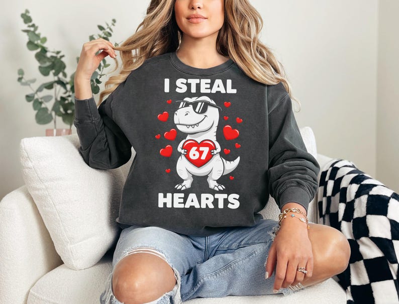 Camisetas de "Robo 67 Corazones", San Valentín Divertido, Camisetas de ...