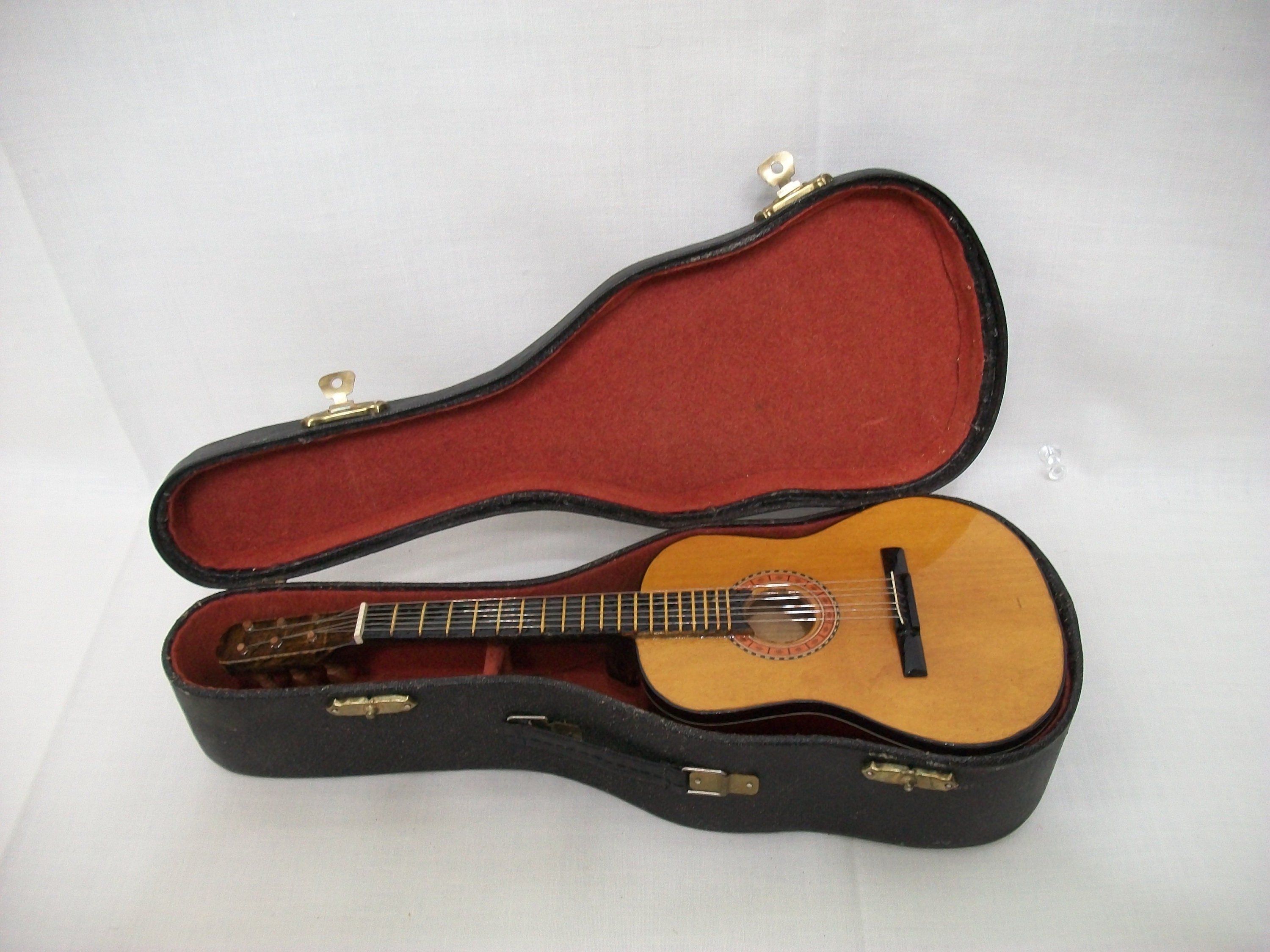 Vintage Miniature Guitar, Washburn Sample Guitar, Mini Acoustic Guitar ...