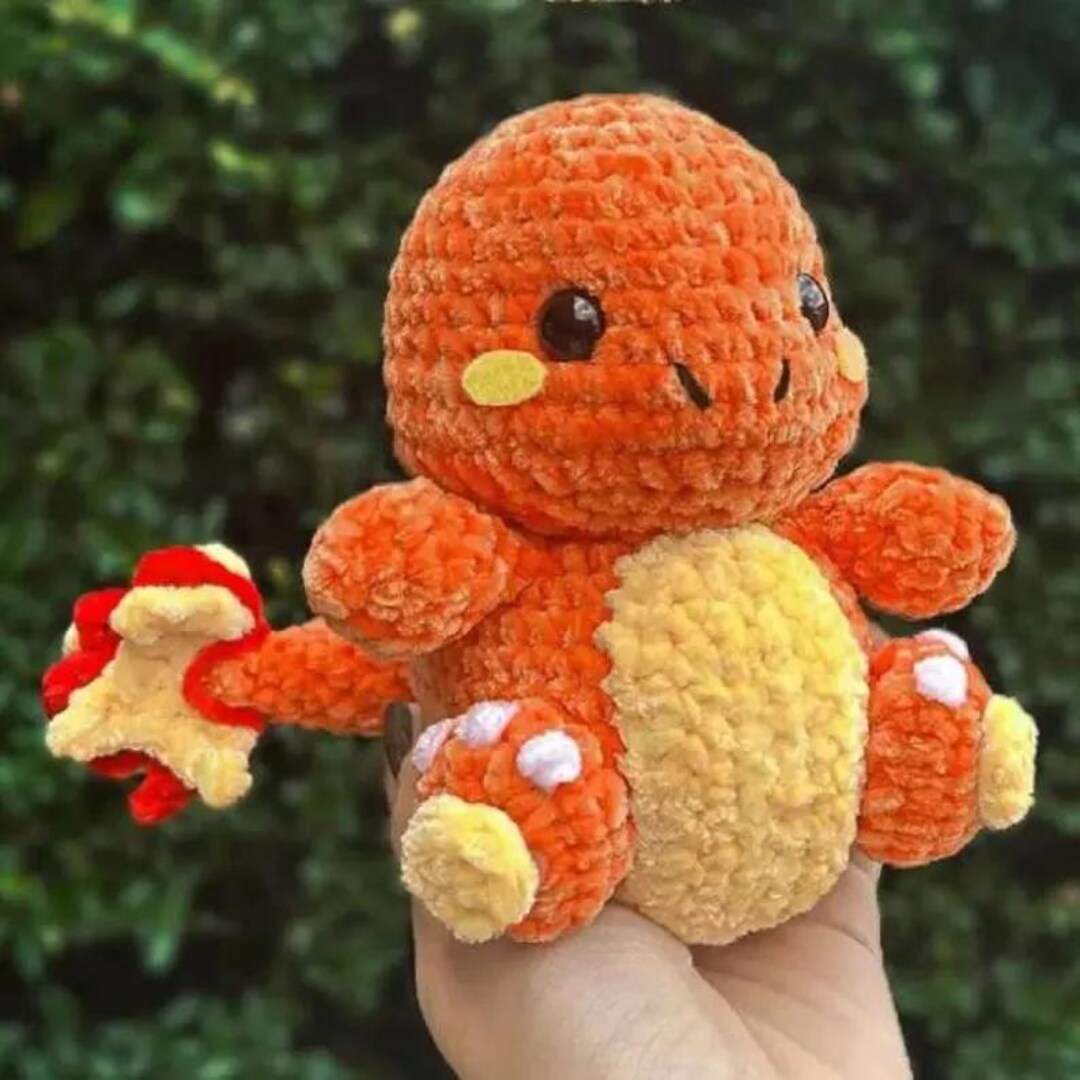 Charmander Crochet Pattern, Charmander Amigurumi Pkm, Amigurumi ...