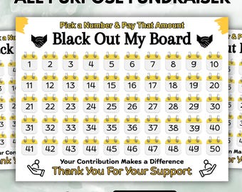 All Purpose Fundraiser Calendar, Pick A Date to Donate Fundraiser ...