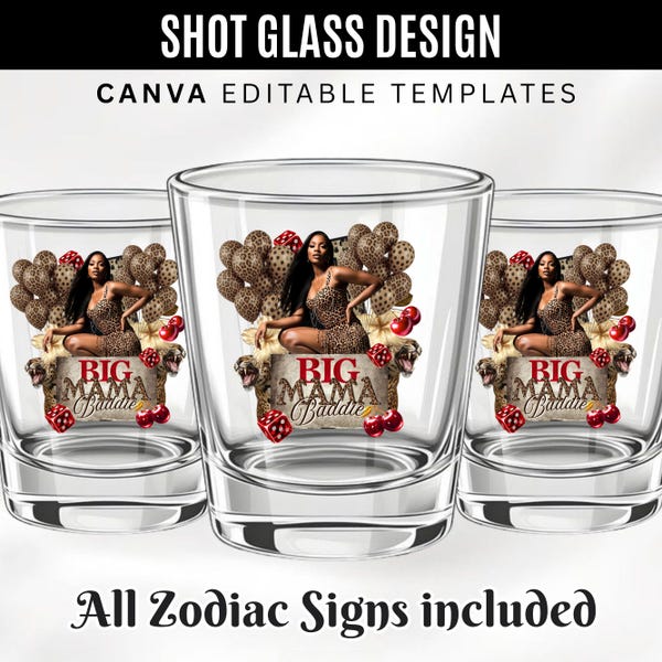 Cheetah Shot Glasses - Etsy