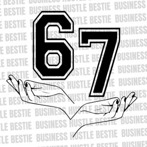 Six Seven Meme Funny Hands PNG - Viral Internet Humor for Creative ...