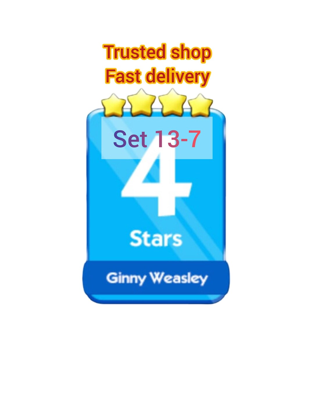 Ginny Weasley Monopoly Go Sticker- Harry Potter Album- Set 13 - Etsy