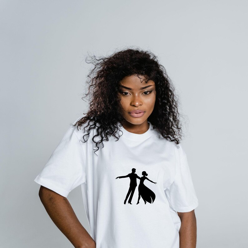 Couple Dancing Silhouette SVG Cut Files (digital Download) - Etsy