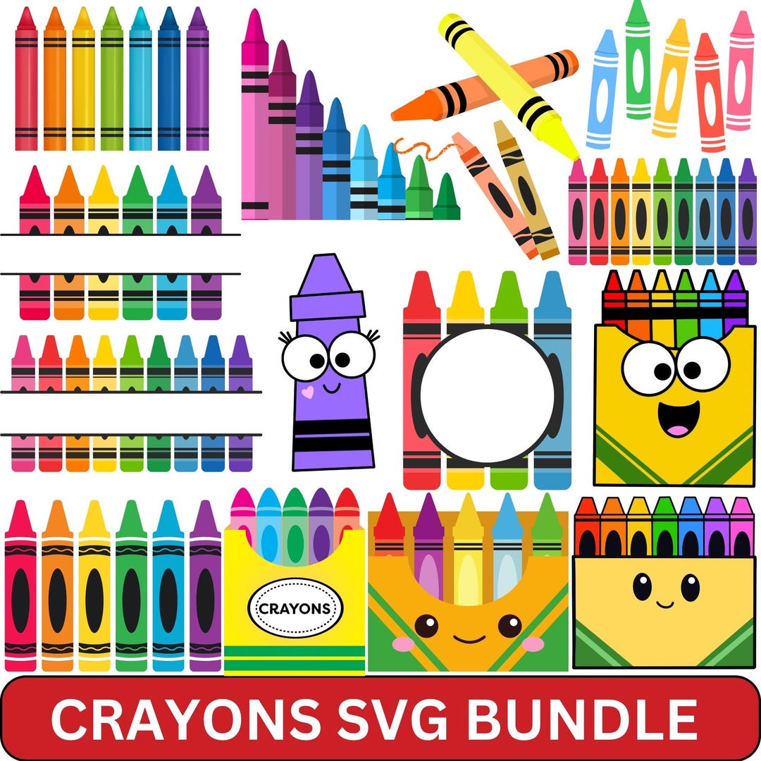 Crayon Split Monogram Svg,teacher Monogram Svg,crayon Wrapper Svg ...