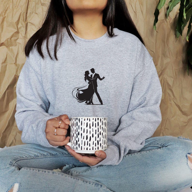 Couple Dancing Silhouette SVG Cut Files (digital Download) - Etsy