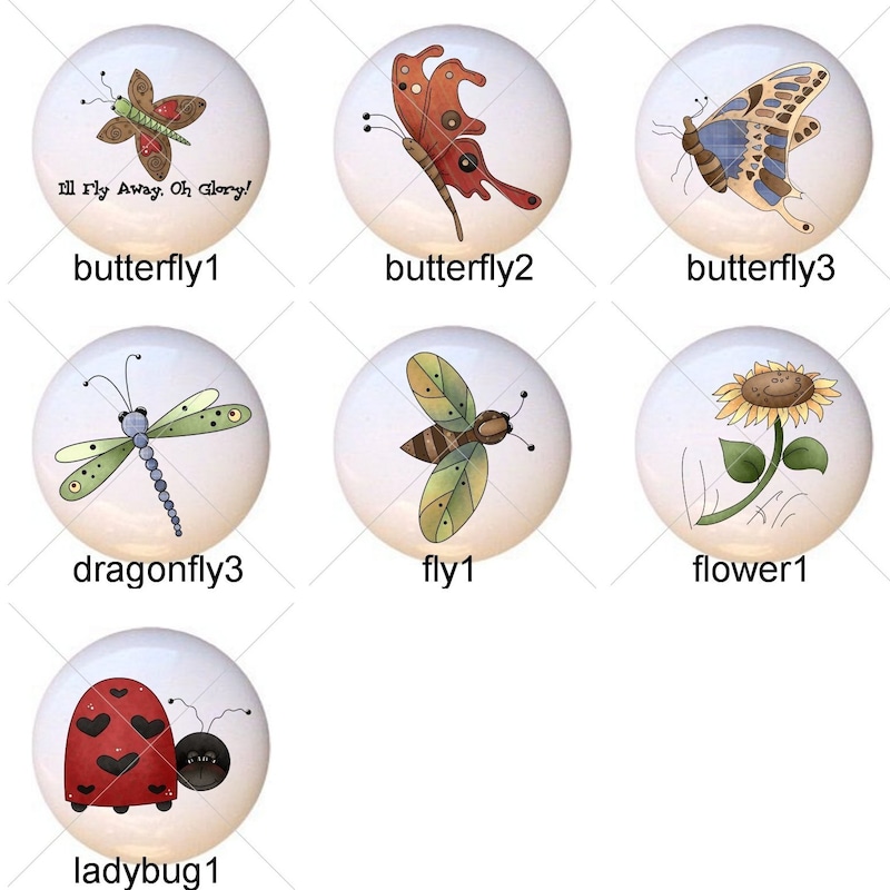 Insect Drawer Knobs - Etsy