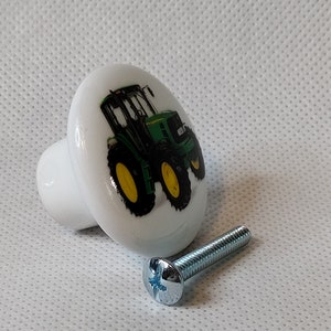 Farm Tractors DECORATIVE Ceramic Dresser Drawer PULLS Cabinet Cupboard ...
