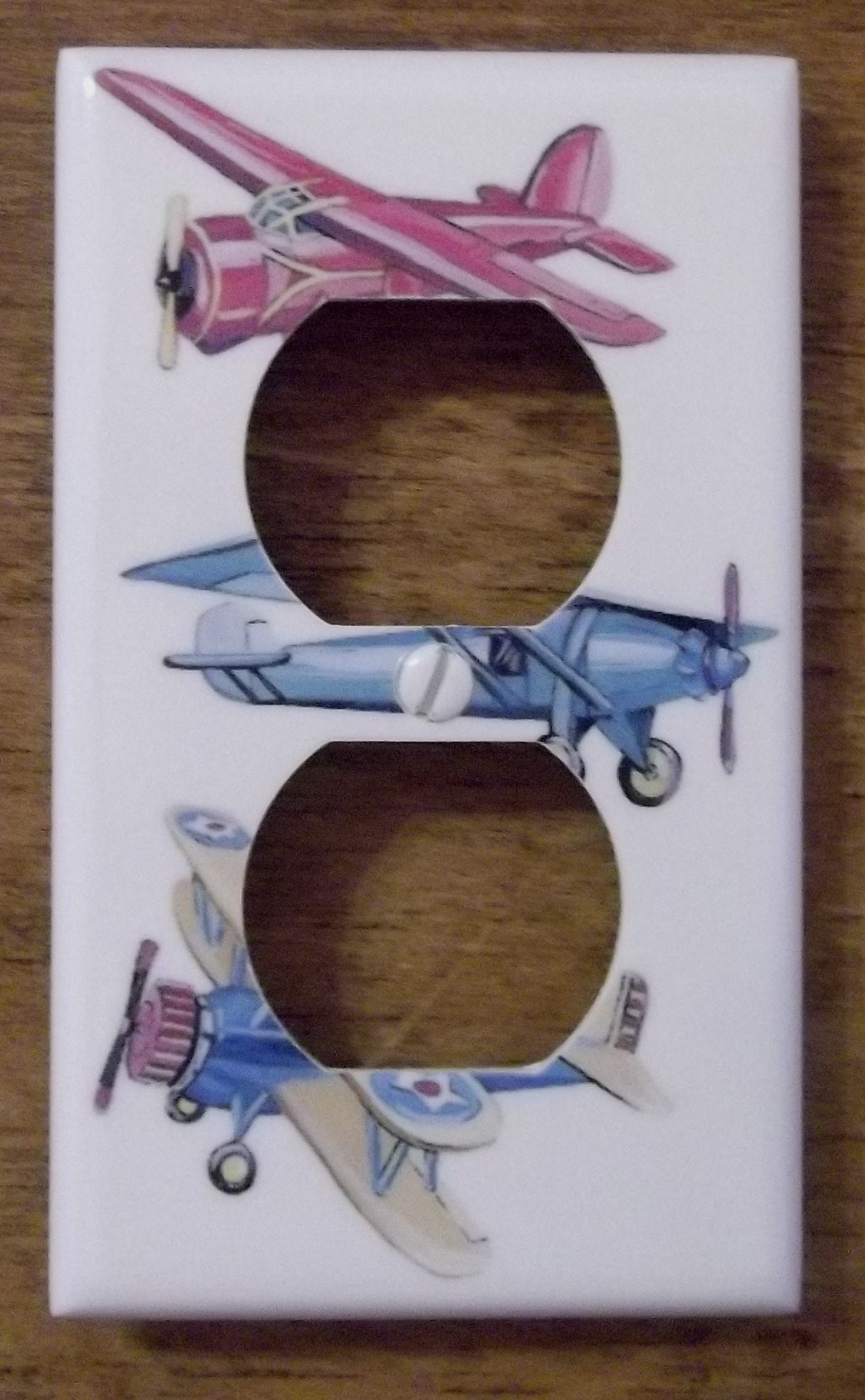 Vintage-look Airplane Plane Aviation Light Switch Wall Plate - Etsy