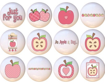 Apple Drawer Knobs | Etsy