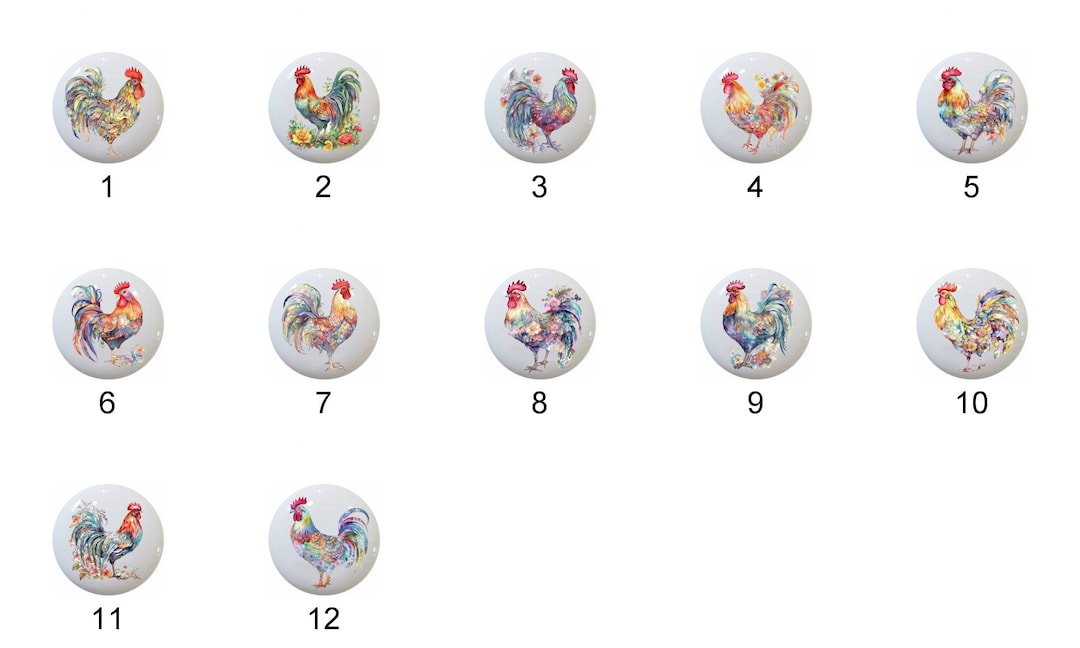 Boho Colorful Chickens Barnyard Chicken Farm by Eae - DECORATIVE ...