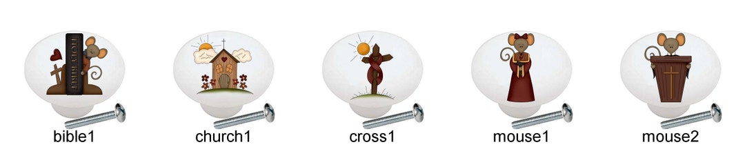 Church Mice Country Christian Religious CERAMIC Decorative Dresser ...