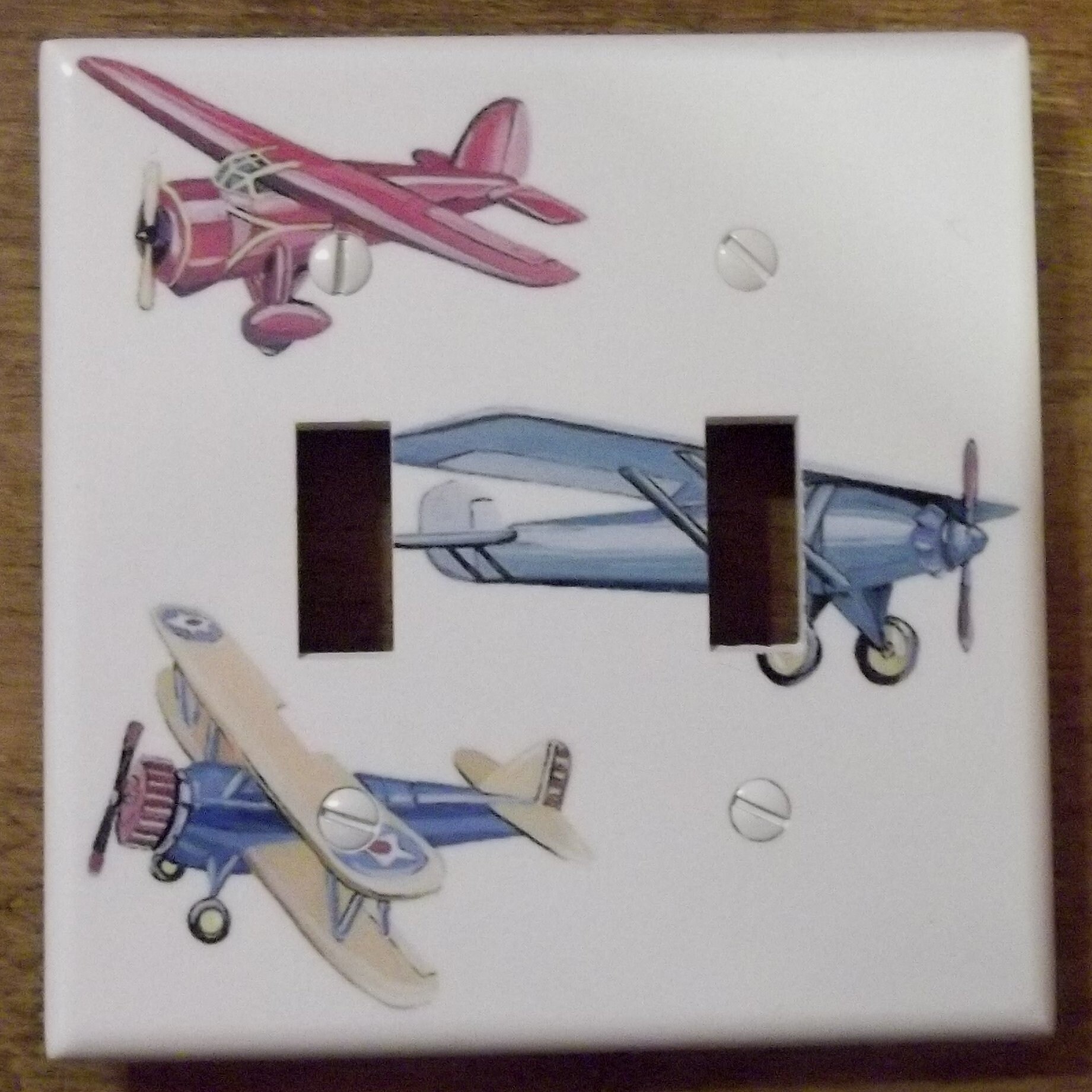 Vintage-look Airplane Plane Aviation Light Switch Wall Plate - Etsy