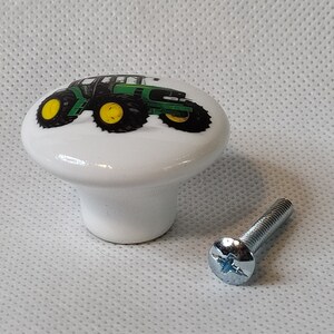 Farm Tractors DECORATIVE Ceramic Dresser Drawer PULLS Cabinet Cupboard ...