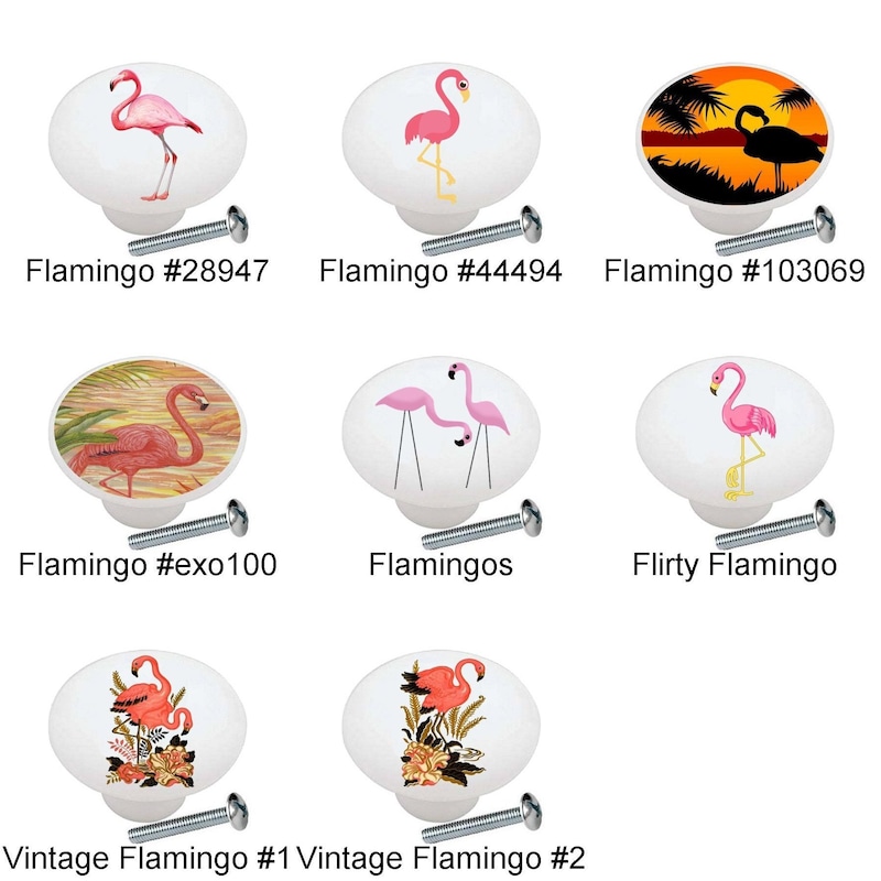 Flamingo Knobs - Etsy