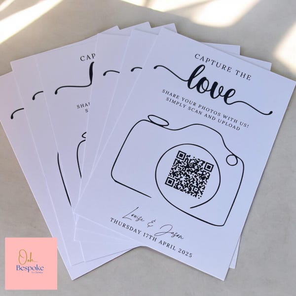 Photo Qr Code Stand - Etsy UK