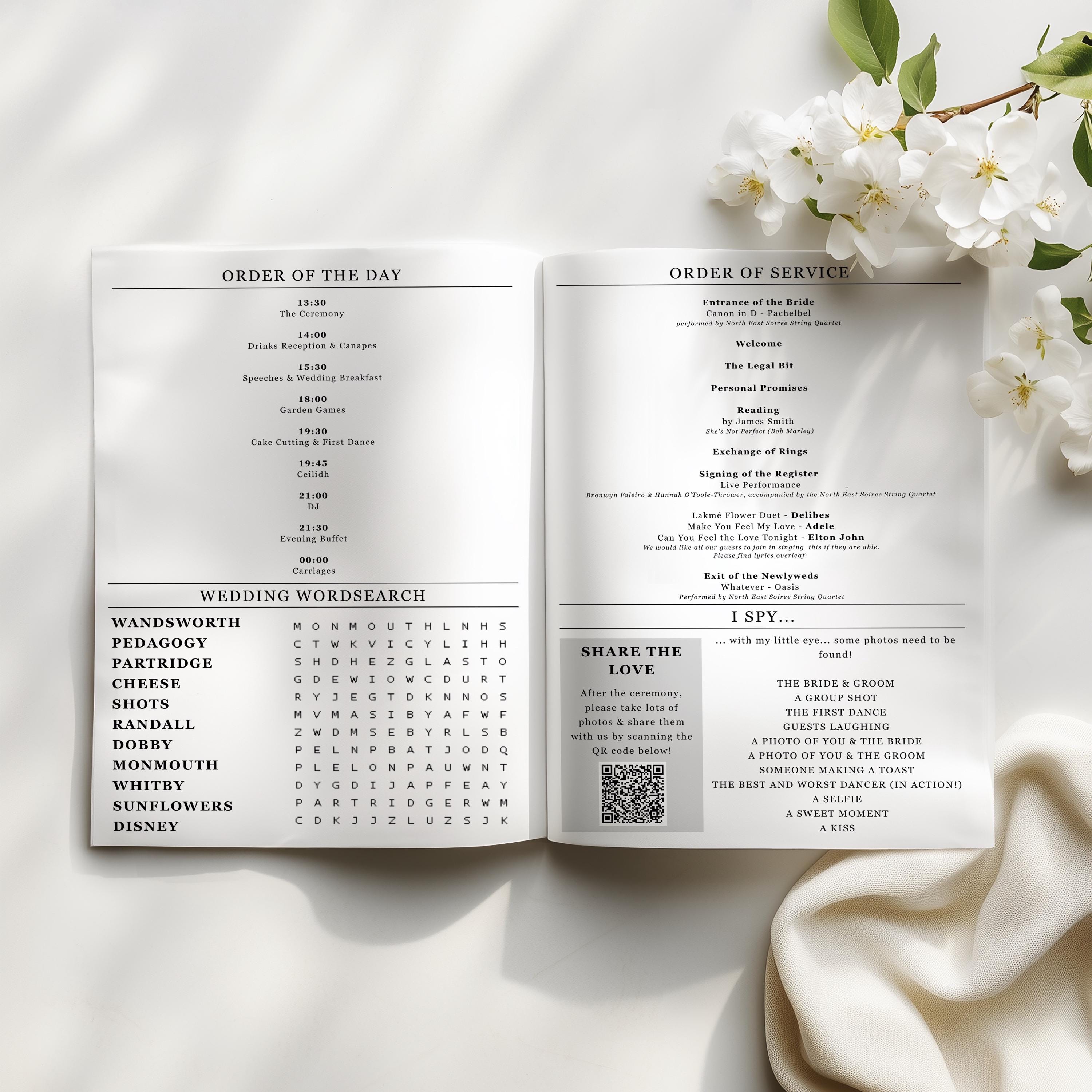 Custom Wedding Newspaper | Tabloid Wedding News | Personalised Wedding ...