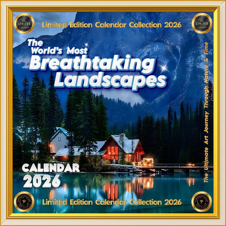 2026 Wall Calendar Digital | Fine Art Landscape Photography | Limited ...
