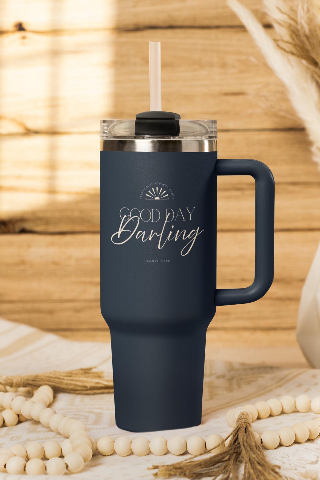 Good Day Darling 40oz Travel Mug, Stainless Steel Insulated Tumbler ...