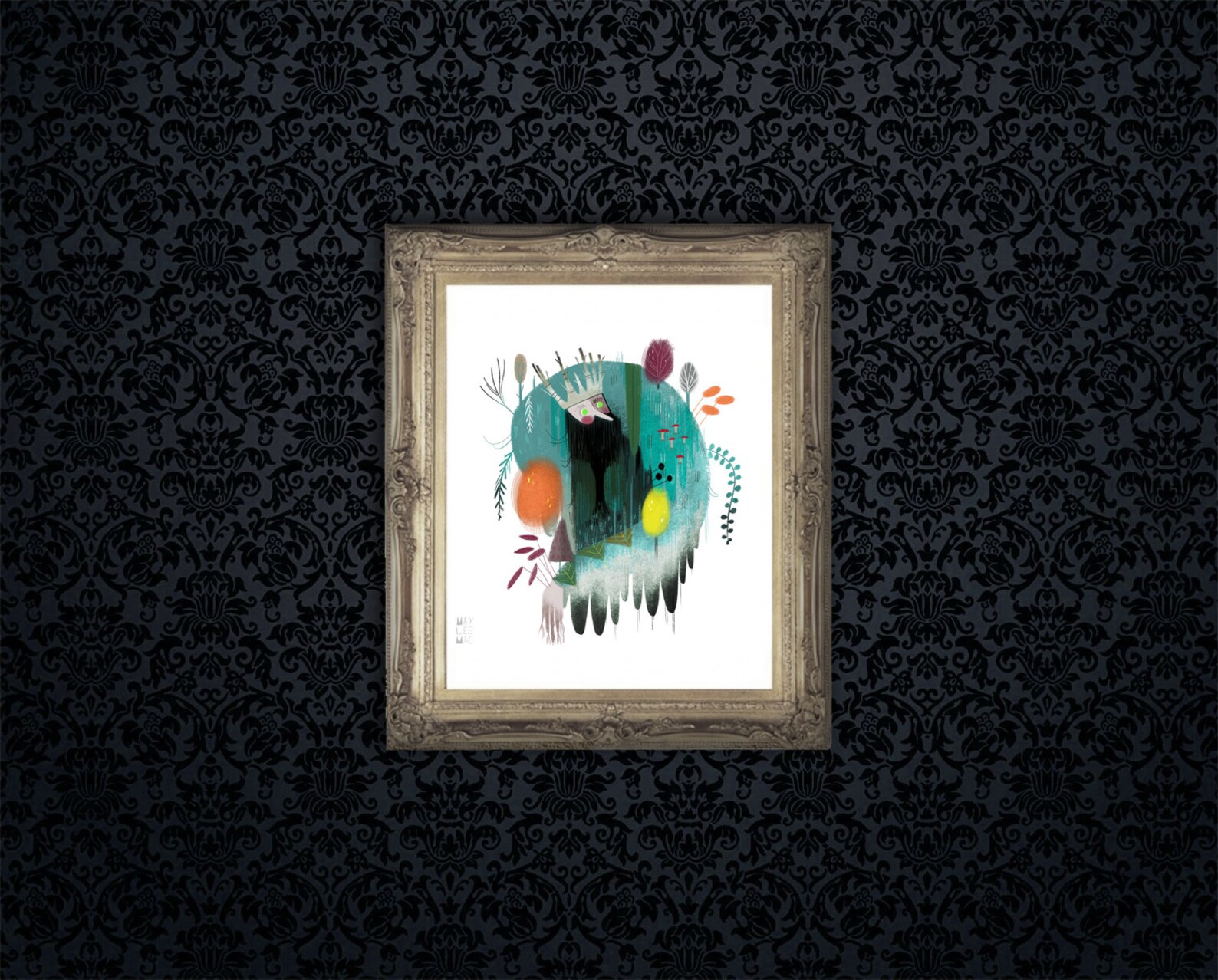 The Erl King - Character Illustration Based on the Erlking - Print A4 ...