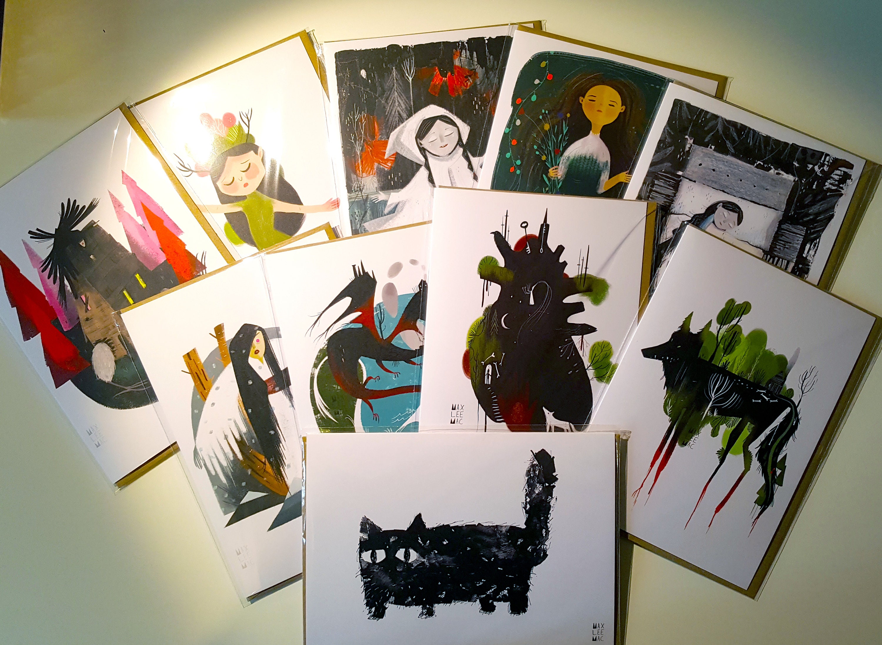 Yuki Onna -japanese - Greetings Card - From My Folk and Fairytale Range ...