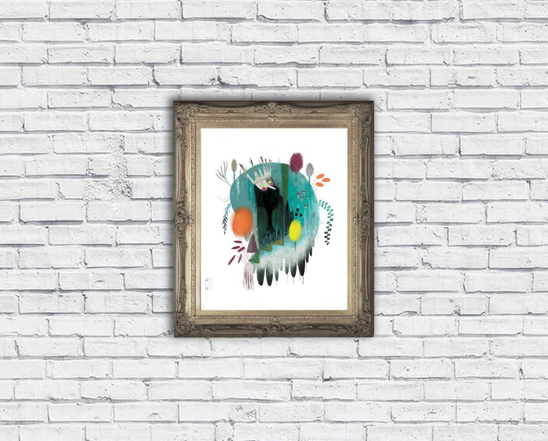 The Erl King - Character Illustration Based on the Erlking - Print A4 ...