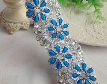 Silver embroidery | Etsy