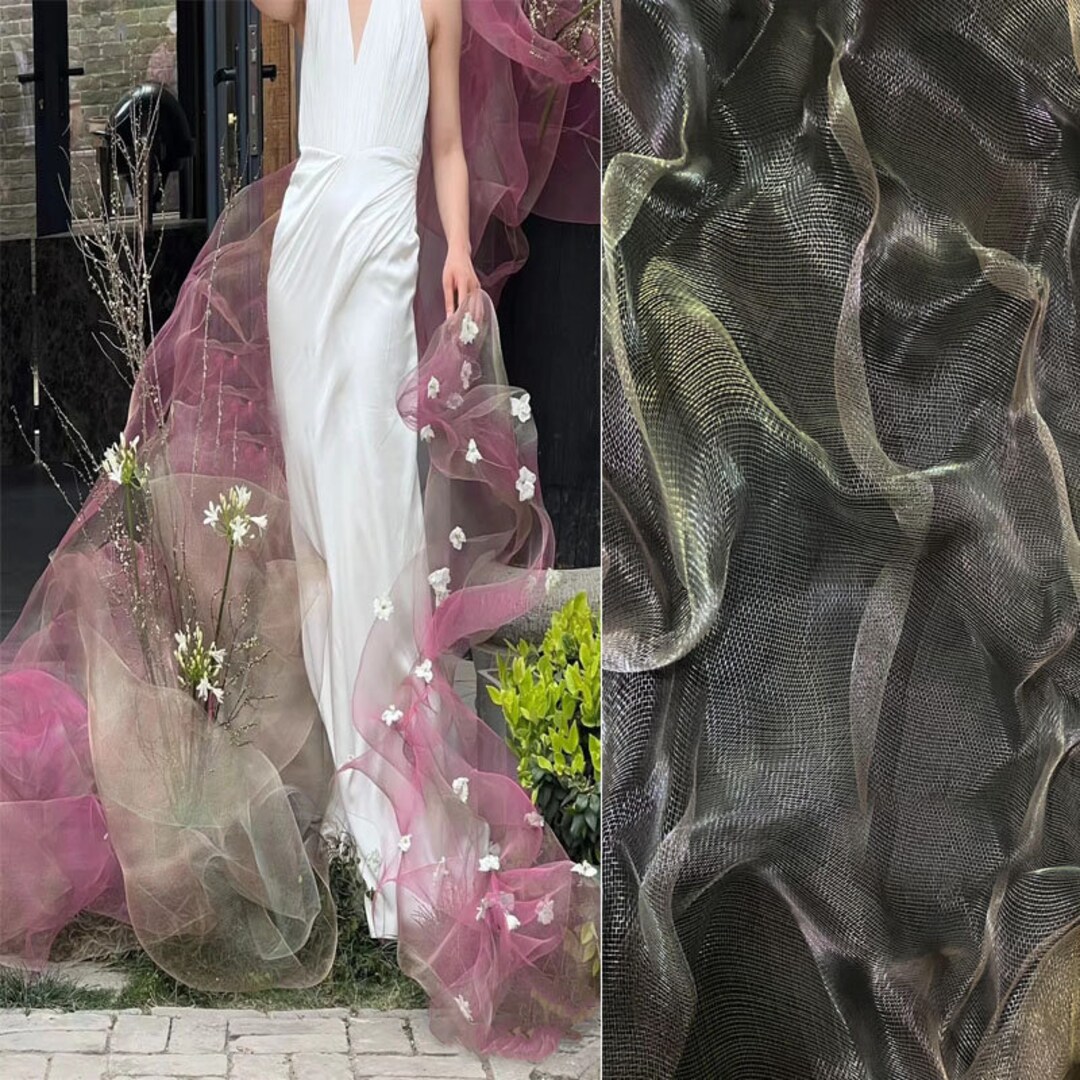 Metal Wire Hard Mesh Fabric Fashion Customized Wedding Party Dance ...