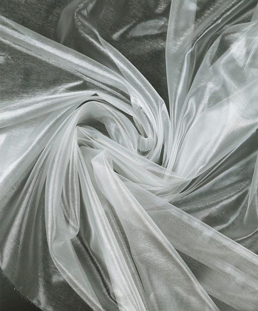 1.43 Meters Wide See Through Transparent Glass Yarn Fabric Slightly ...