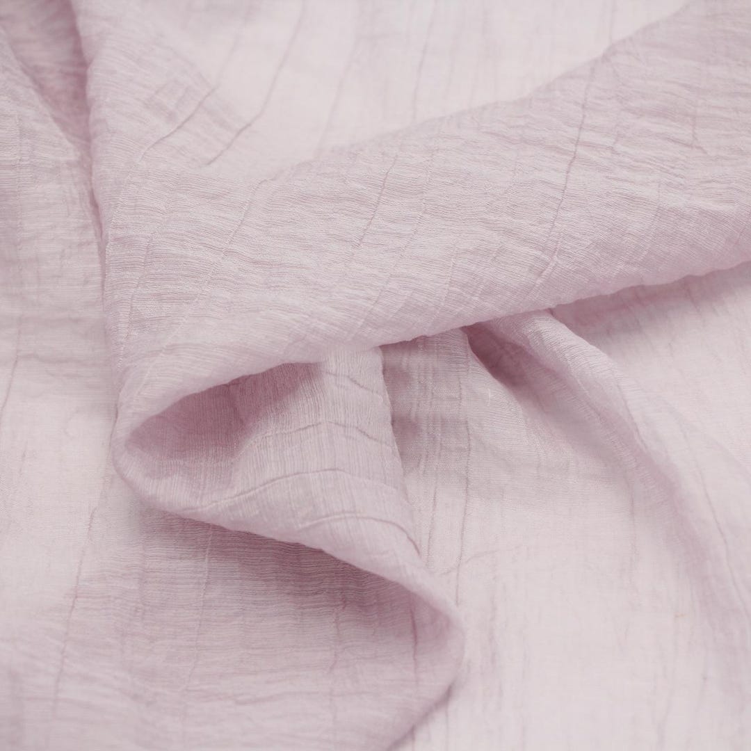 Translucent Wrinkled Texture Light Pink Purple Irregular Striped Linen ...