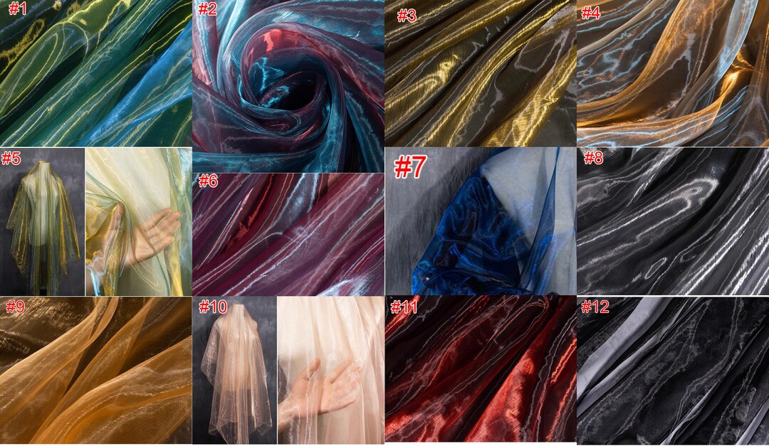 2x1.5 Meters Wide Laser Gradient Organza Soft Yarn Gauze - Etsy