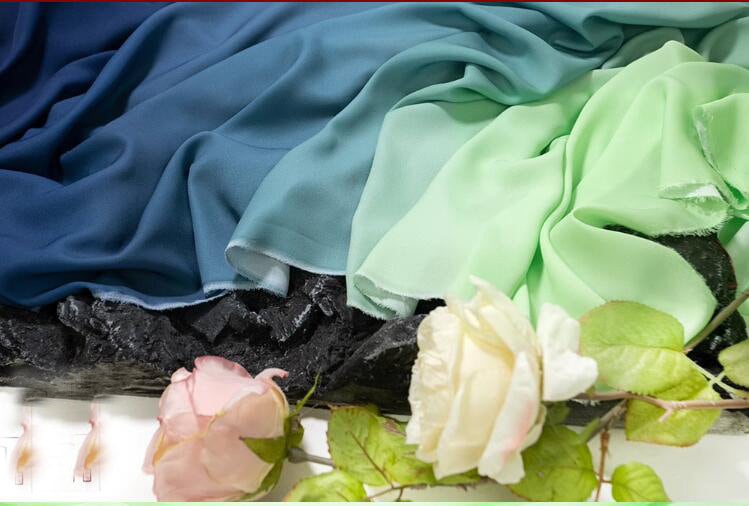 1x1.5 Meters Wide Green Blue Gradient Fabric Diy Sewing Child - Etsy