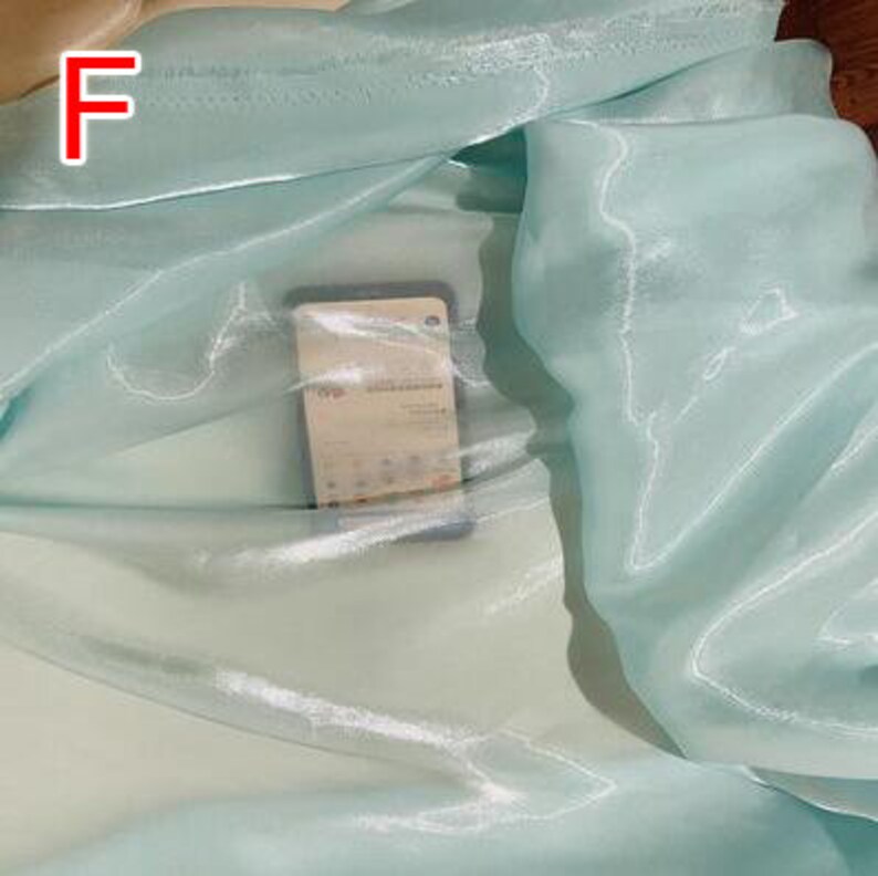 Semi Transparent Satin Ice Silk Fabric Breathable Large - Etsy